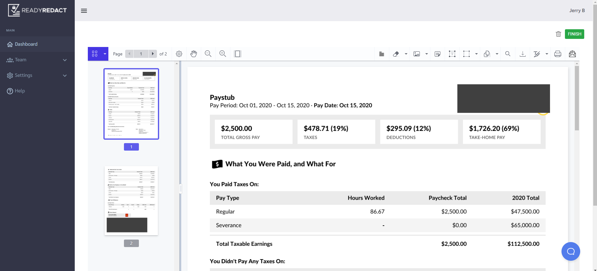 Features - ReadyRedact Cloud Redaction